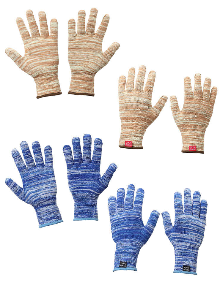 丸五 マルゴ 作業手袋 軍手 iroiro GUNTE 3双組｜作業服・作業着の総合通販専門店【ミチオショップ】